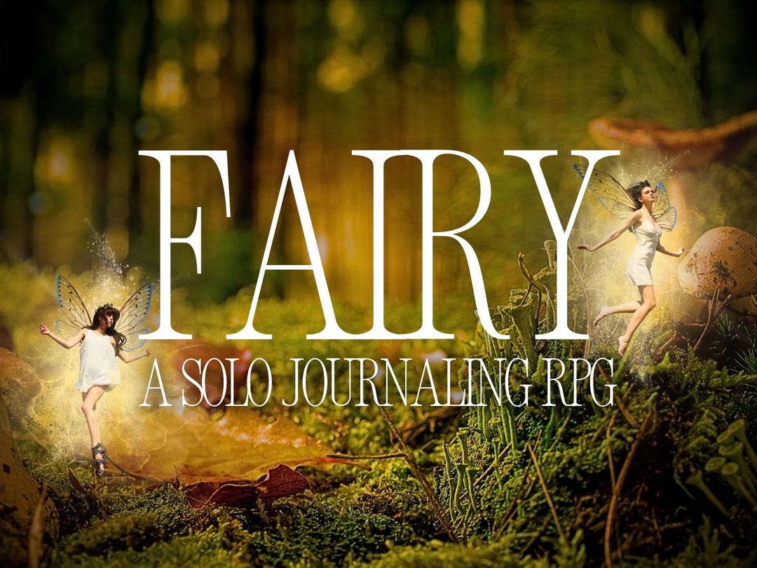 Fairy Journaling RPG: Solo Roleplay Game (printable PDF) - Etsy
