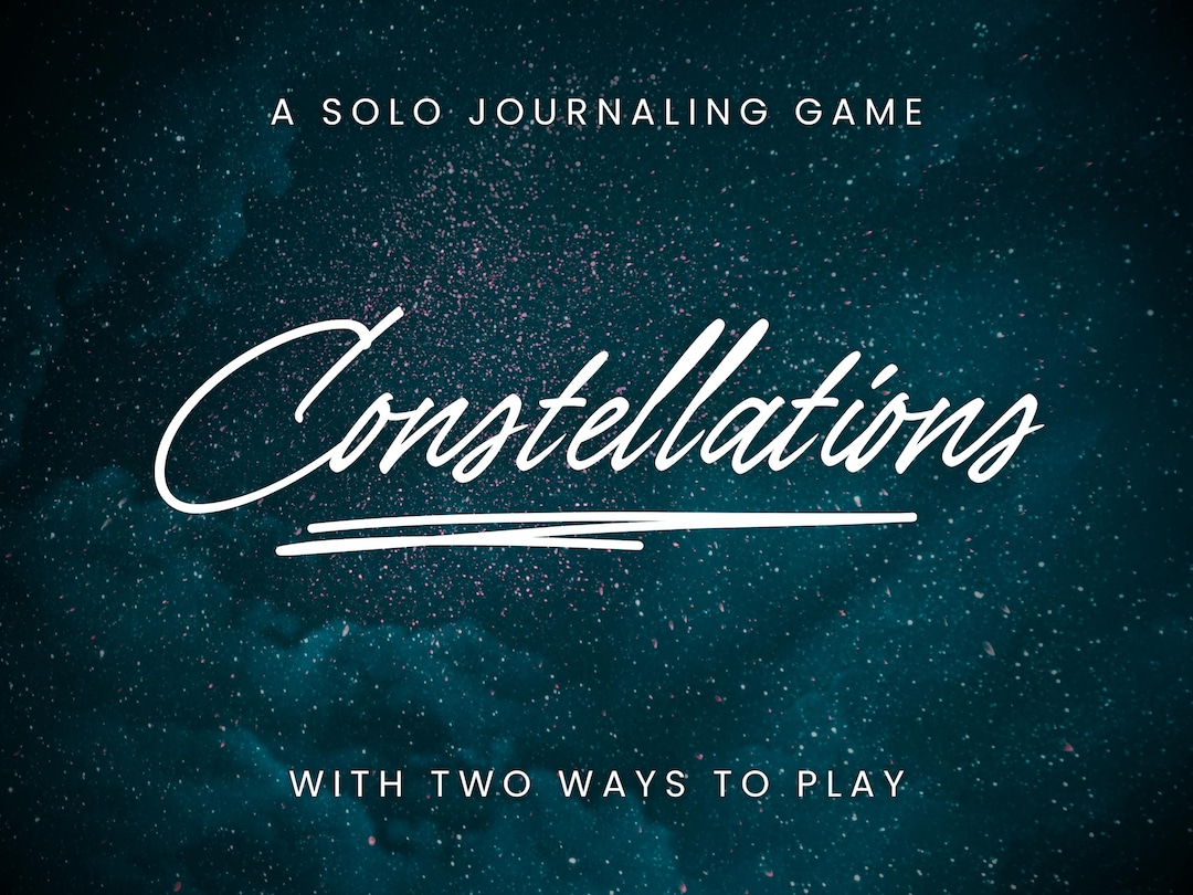 Constellations: A Solo Journaling RPG With Two Ways to Play | Mythic ...