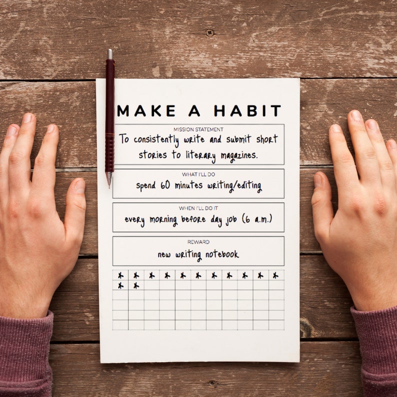 Habit Maker Printable - Etsy