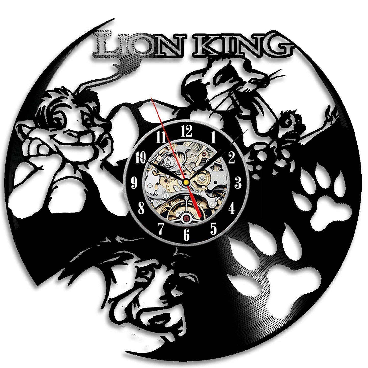 Lion King Wall Clock, Art Decor Prints, Gift for Christmas for a Boy ...