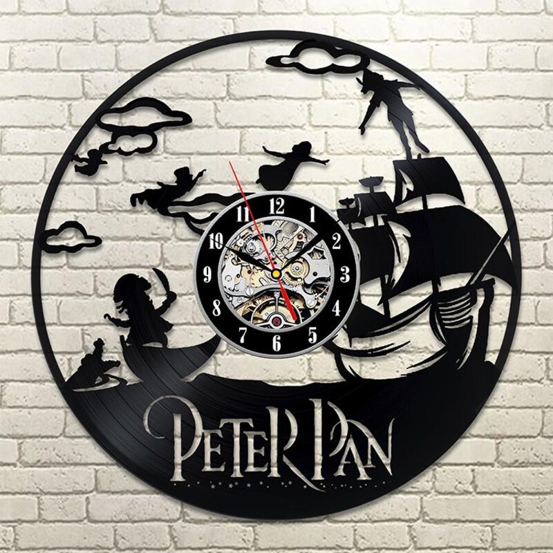 Peter Pan Clock - Etsy