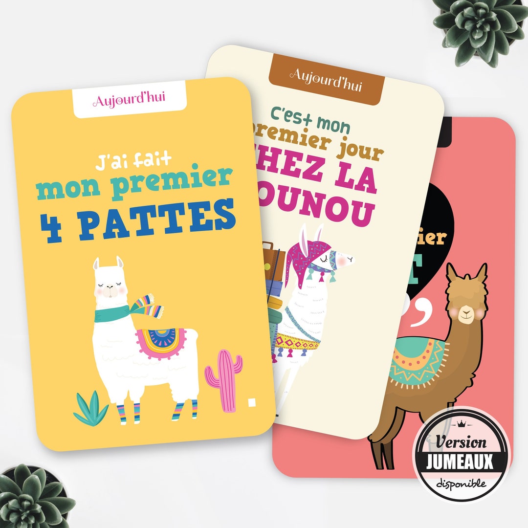 First Time Baby Lama Card, Cactus by Omade Creation - Etsy