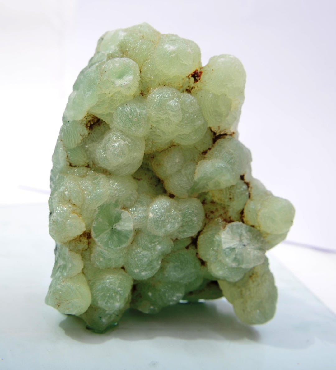 Large Raw Prehnite Crystal Cluster, Rare Morocco Prehnite With ...