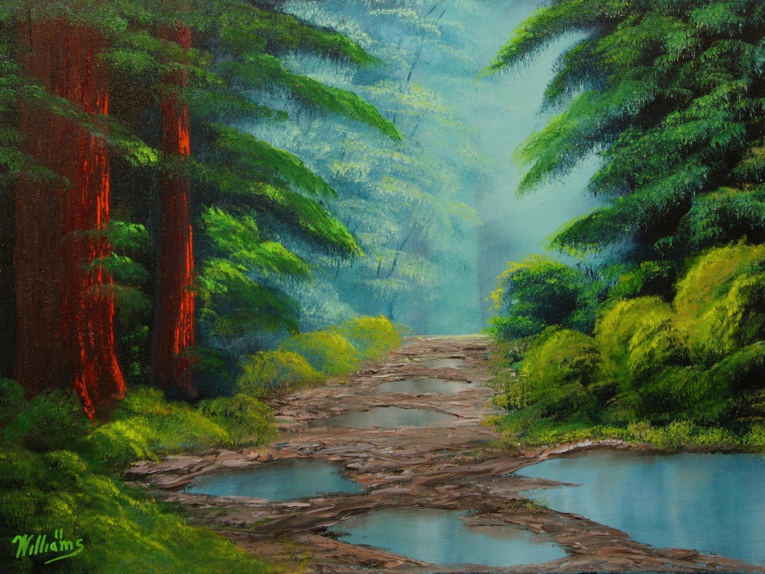 Redwood Forest Art - Redwood Wall Art - Coastal Redwood Tree Grove ...