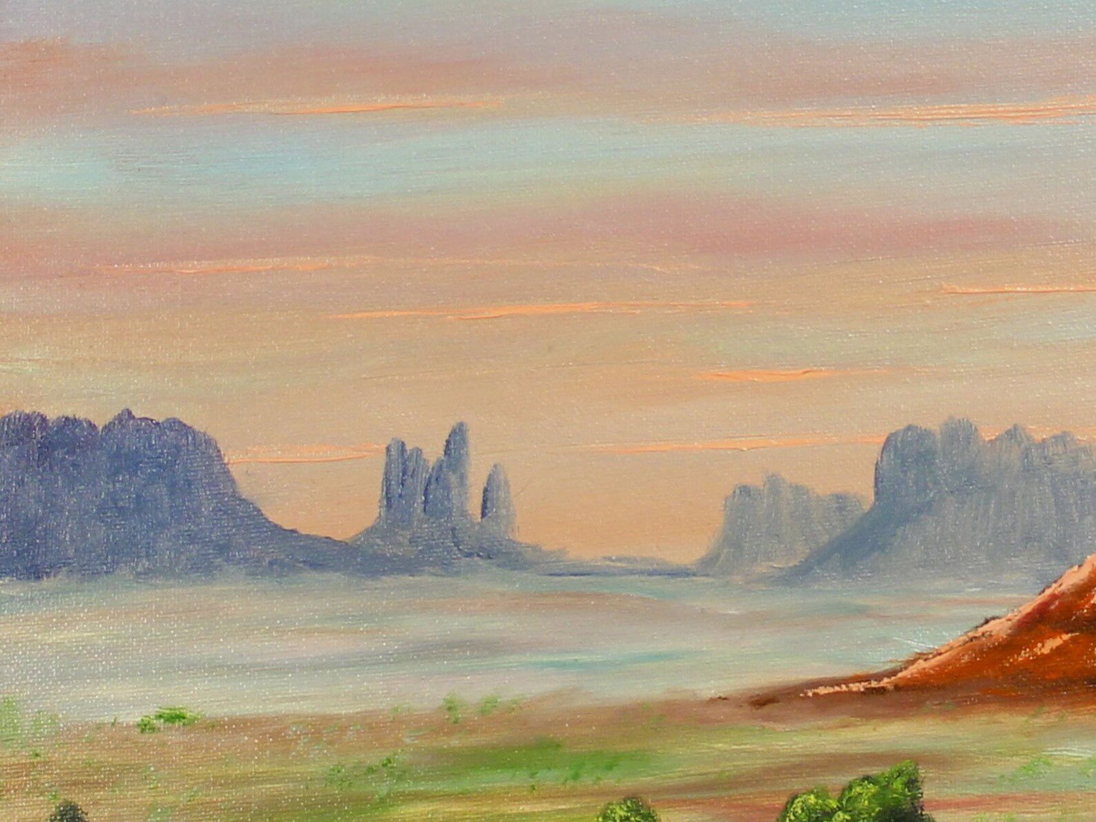 ORIGINAL Monument Valley Wall Art - Arizona Artwork - Arizona Mountain ...