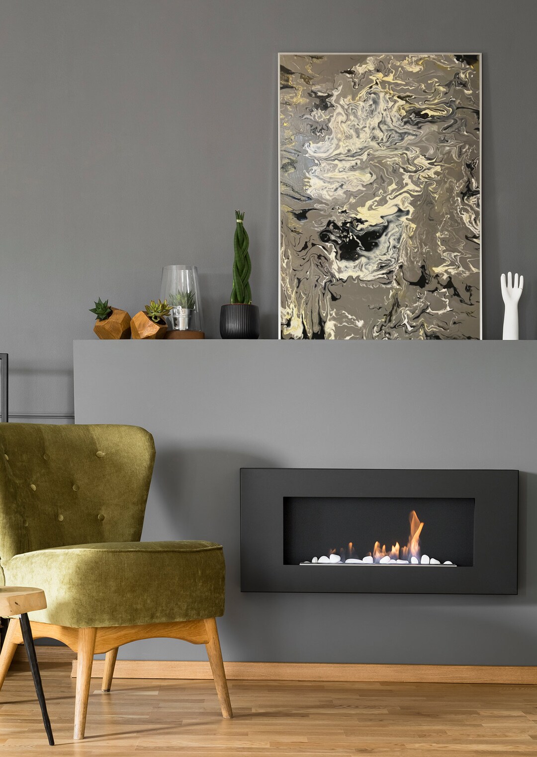 Marble Grey Dutch Pour the Graeae - Etsy