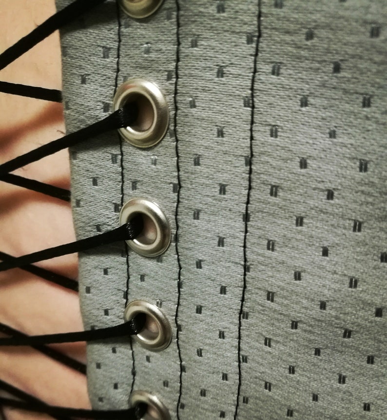 Corset: Striking Spot Broche Coutil Steel Boned Victorian Overbust ...