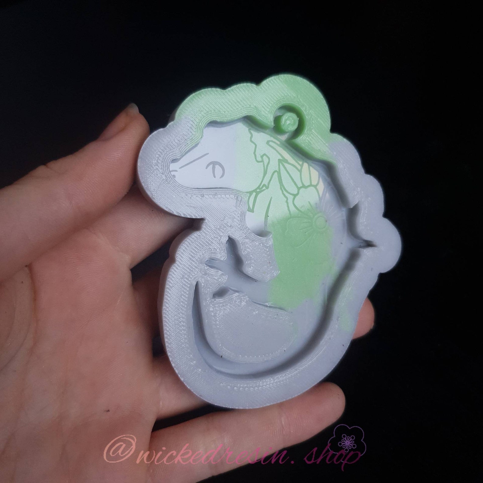 Gargoyle Gecko Keychain Silicone Mold Resin Crafting Mold - Etsy UK