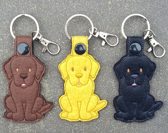 Dog Leather Key Ring - Etsy