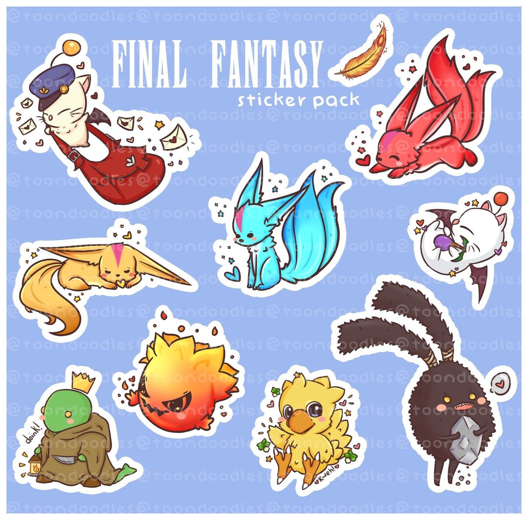 FFXIV Sticker / Magnet Pack - Etsy
