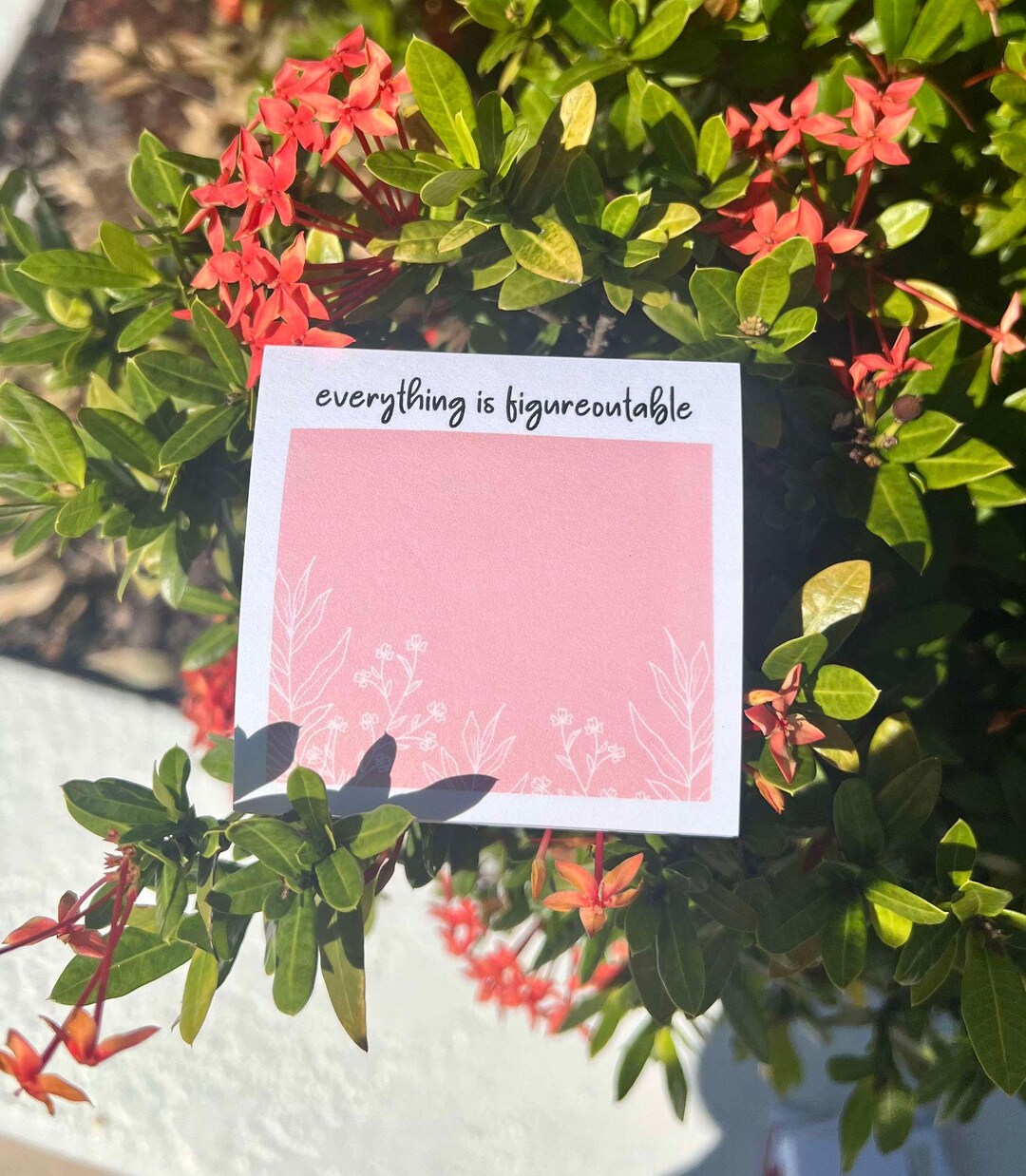 Everything is Figureoutable Sticky Note, Motivational Sticky Notes ...