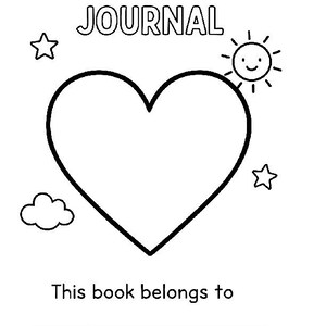 Preschool Self-care Journal Printable | Kids Coloring Book ...