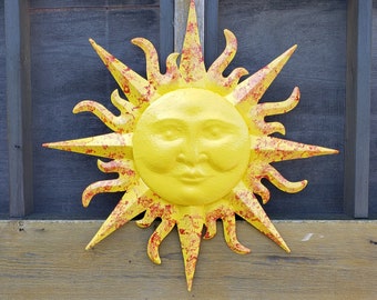 Metal Sun Wall Art | Etsy