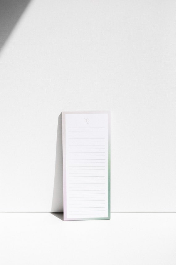 Blank List. Zodiac Sign. Astrology Notepad. - Etsy