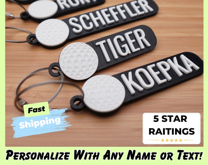 Personalized Name Tag,golf Club Personalized Embroidery Name Tag ...