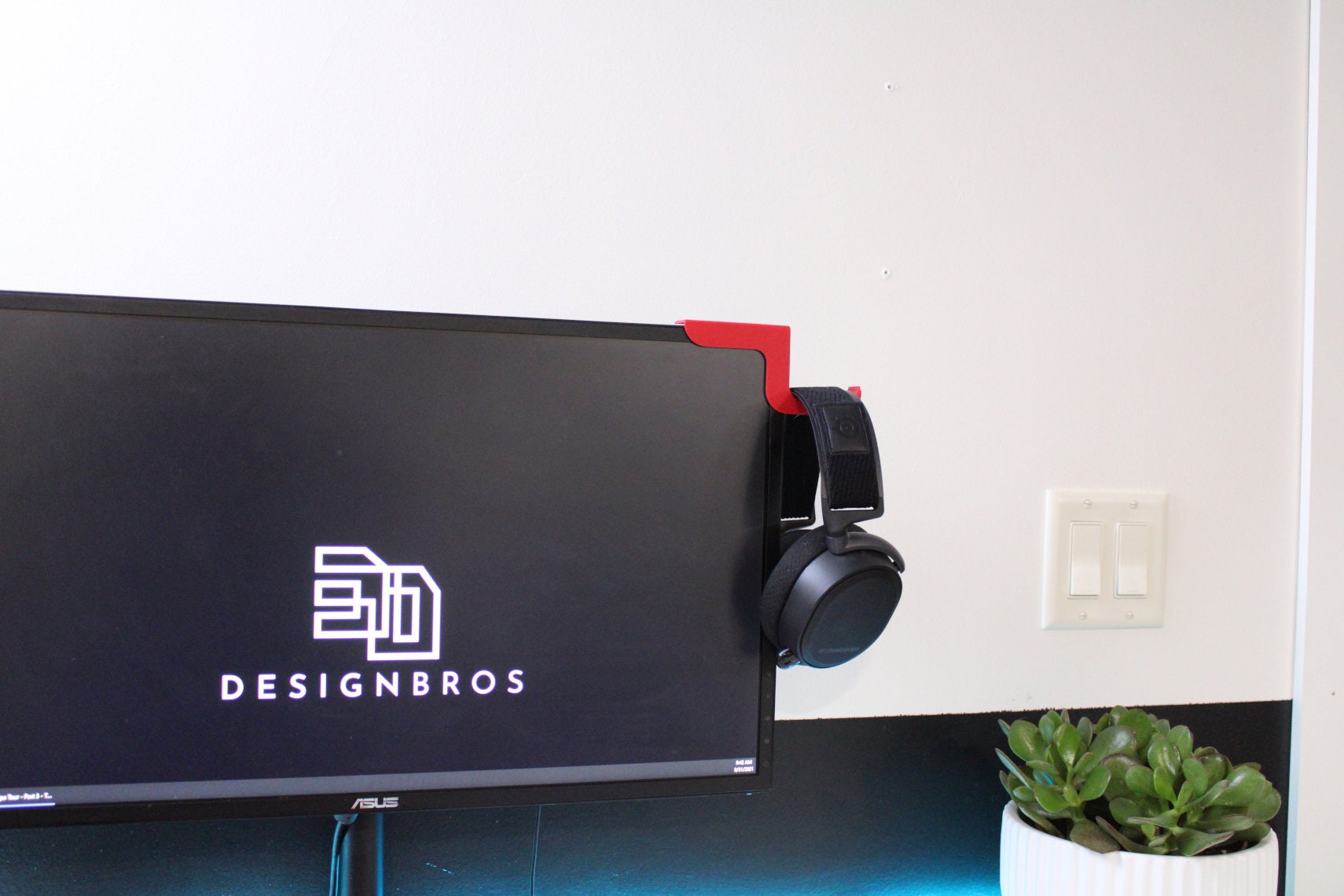 Gaming Headphone Monitor Holder, Desktop Headphones Accessories, Music ...