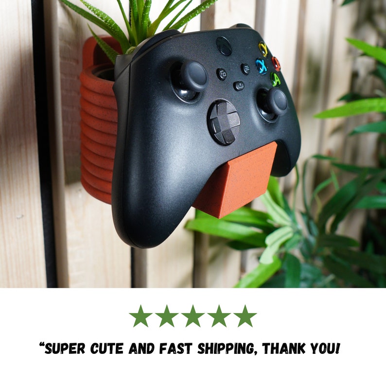 Indoor Wall Planter With Controller Mount, 12 Color Options With Hidden ...