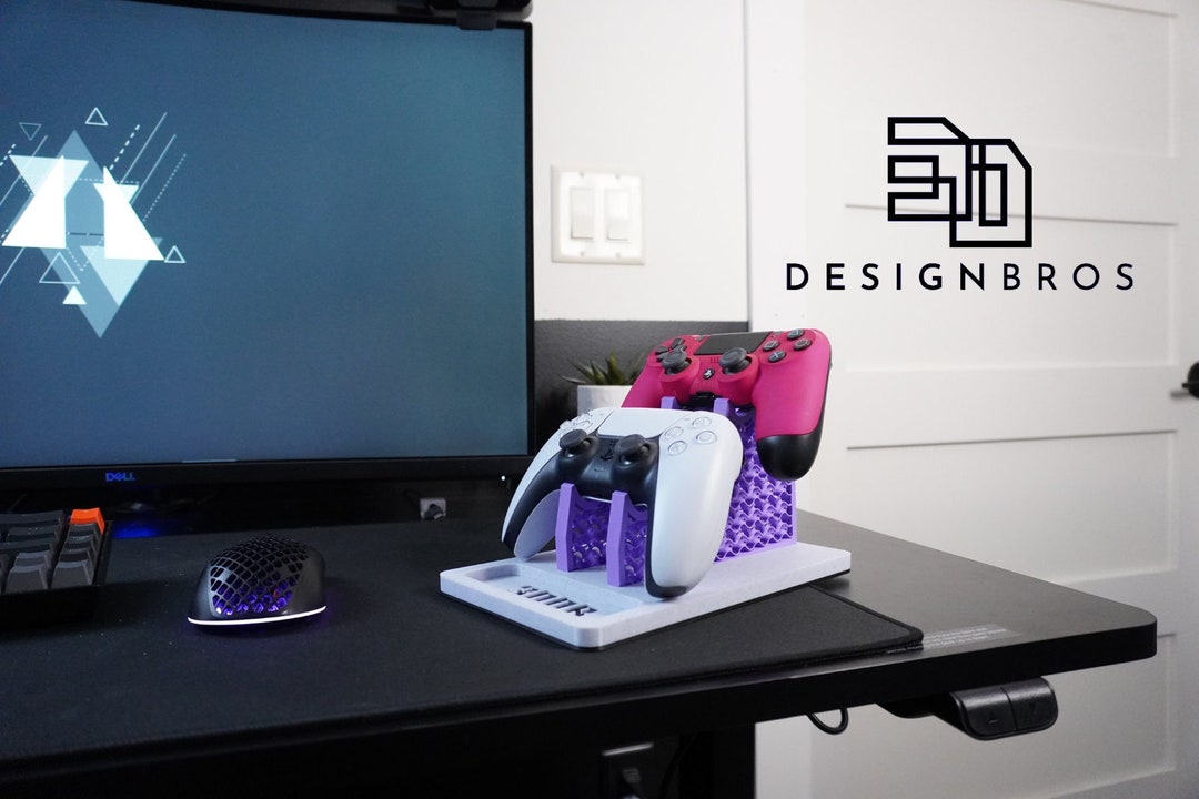 2 Controller Universal Dock Station With Storage, 3D Printed Controller ...