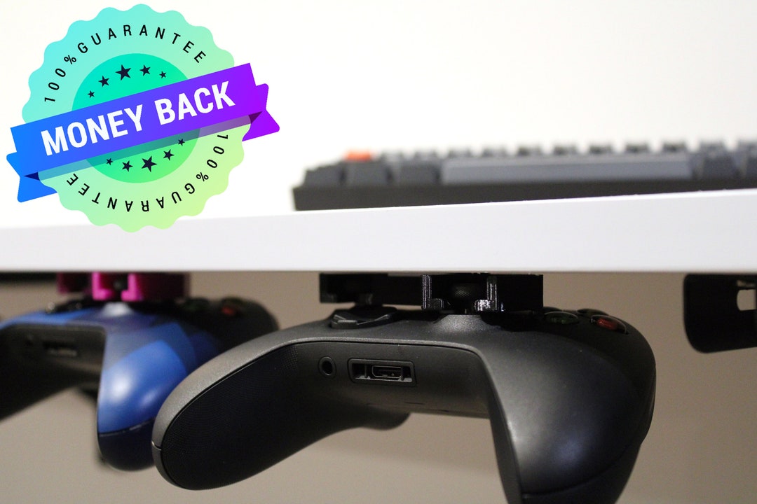 Under Desk Controller Mount for Xbox Controllers - Etsy