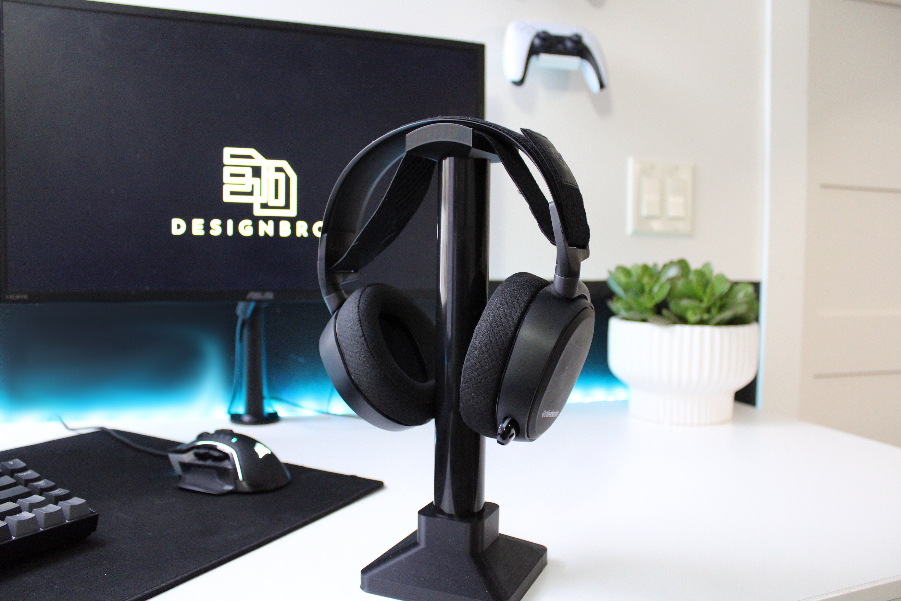 Universal Headset Stand Desk Top Stand HyperX Turtle Beach Steel Series Logitech Etsy