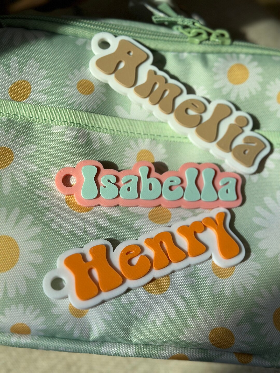 3D Bag Tag Keychain | Quick Delivery | Name Tag Luggage Tag Diaper Bag ...