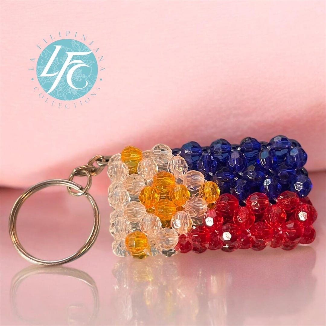 Philippine Flag Keychain - Etsy