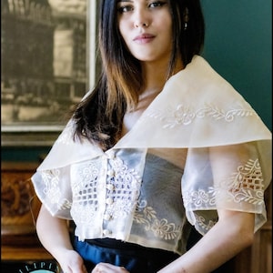 Filipiniana Maria Clara Top - Designs May Vary (philippine Size, Runs ...