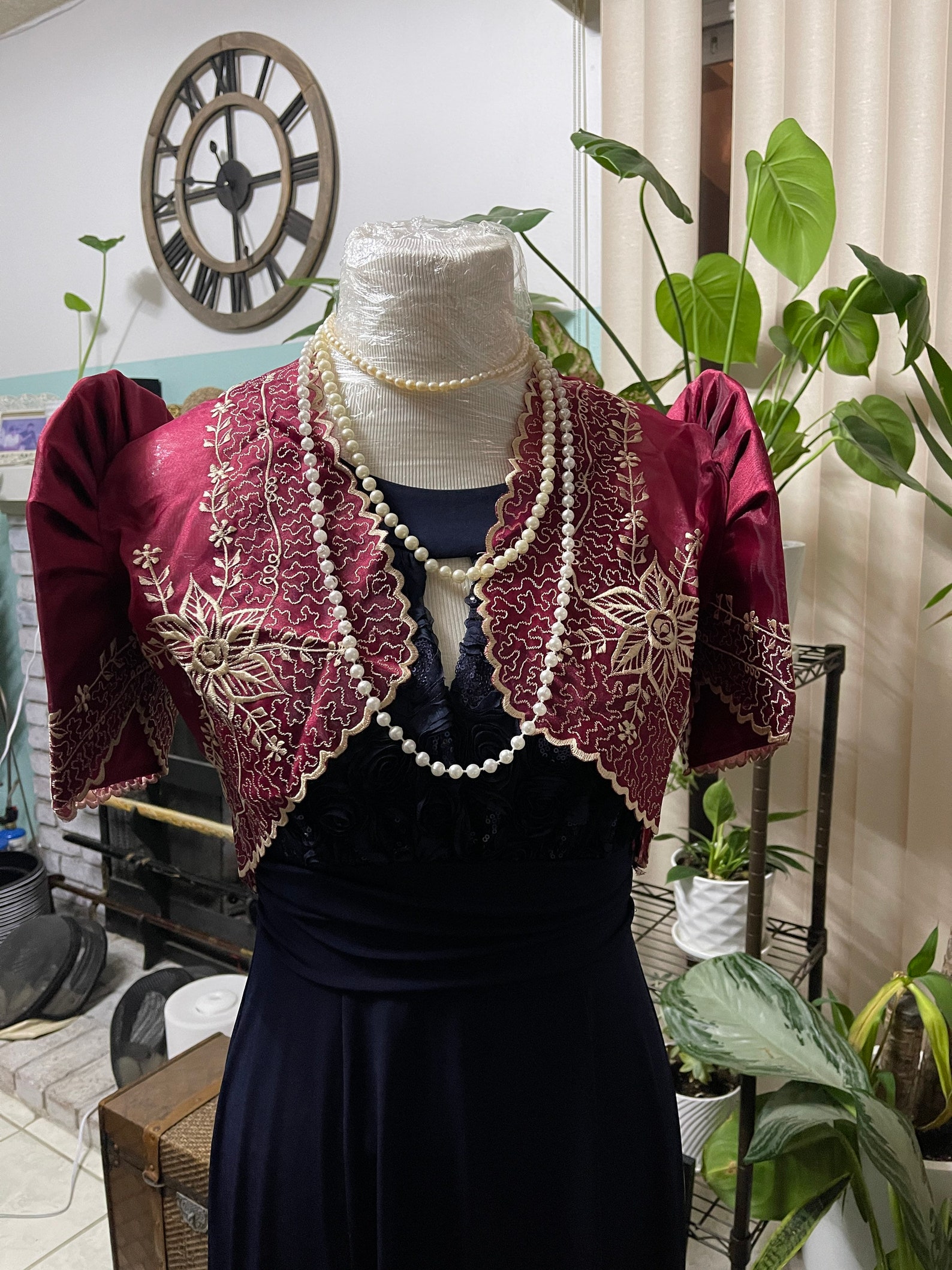 Filipiniana Butterfly Sleeves Bolero philippine Sized Pls - Etsy