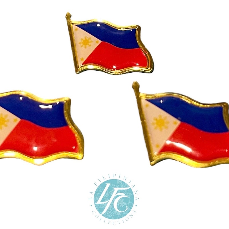 Filipino Flag Pin - Etsy