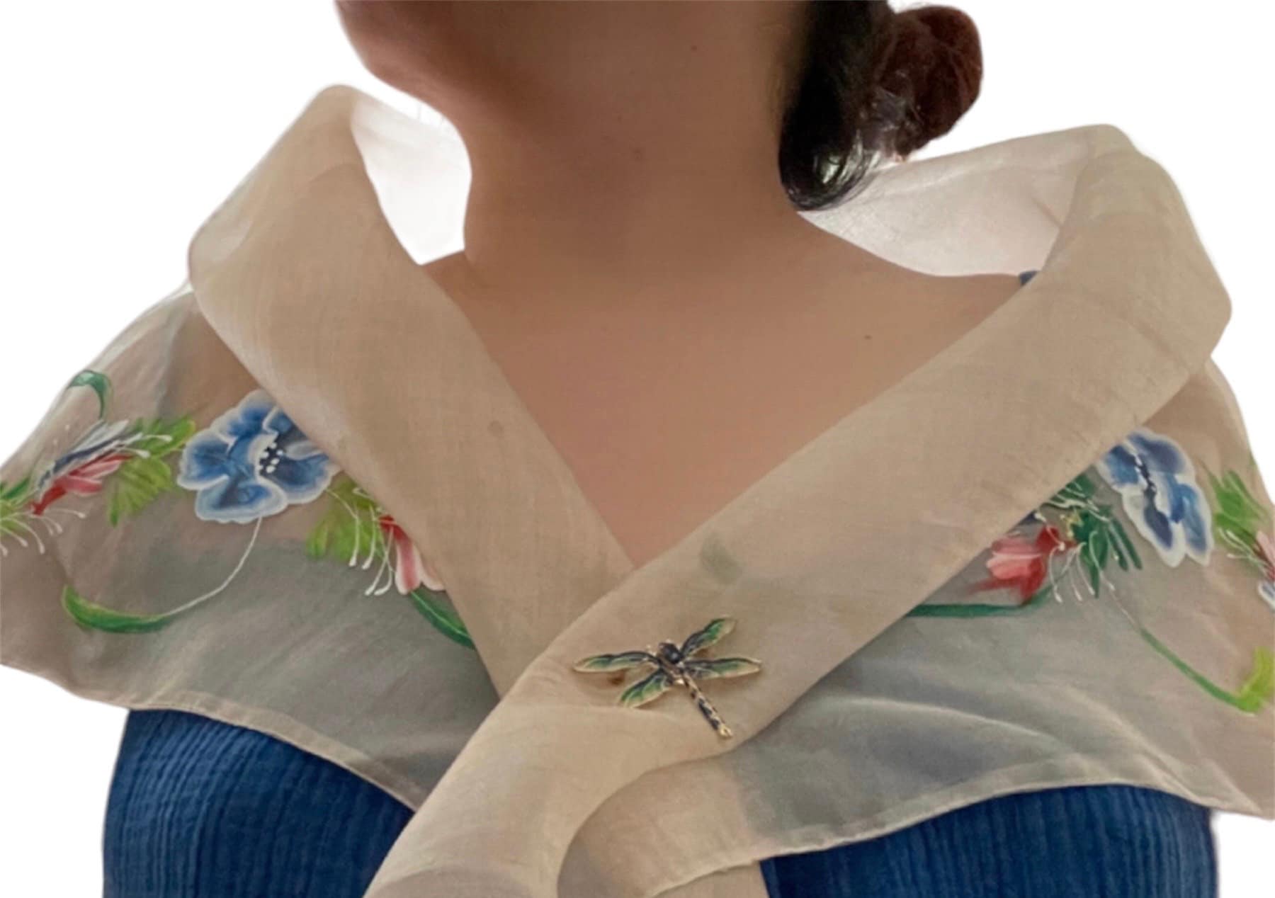 Filipiniana Alampay for Adults hand Painted Designs Vary - Etsy