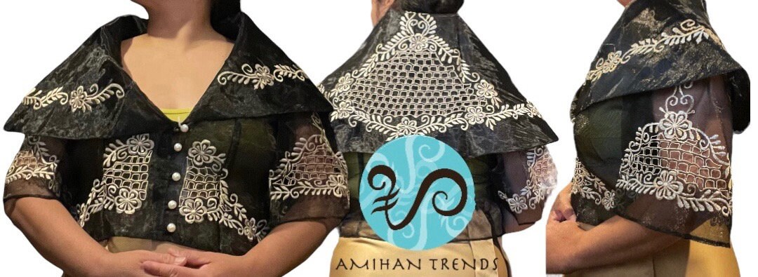 Filipiniana Maria Clara Top philippine Size Runs Small. Pls - Etsy