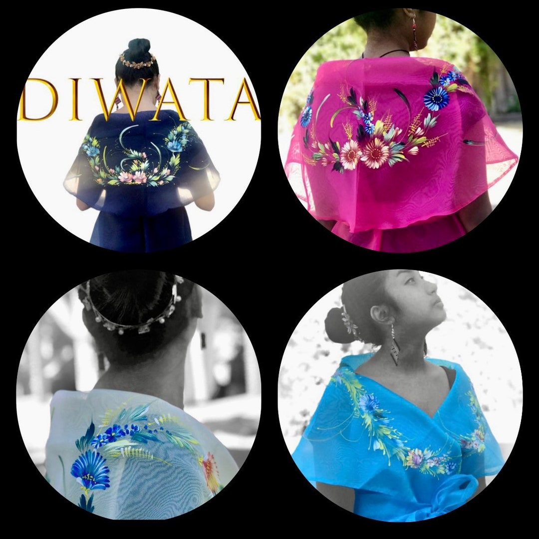 Filipiniana Wrap Around hand Painted Designs May Vary - Etsy