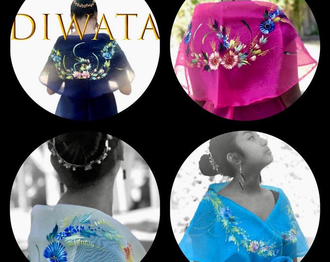 Filipiniana Wrap Around hand Painted Designs May Vary - Etsy