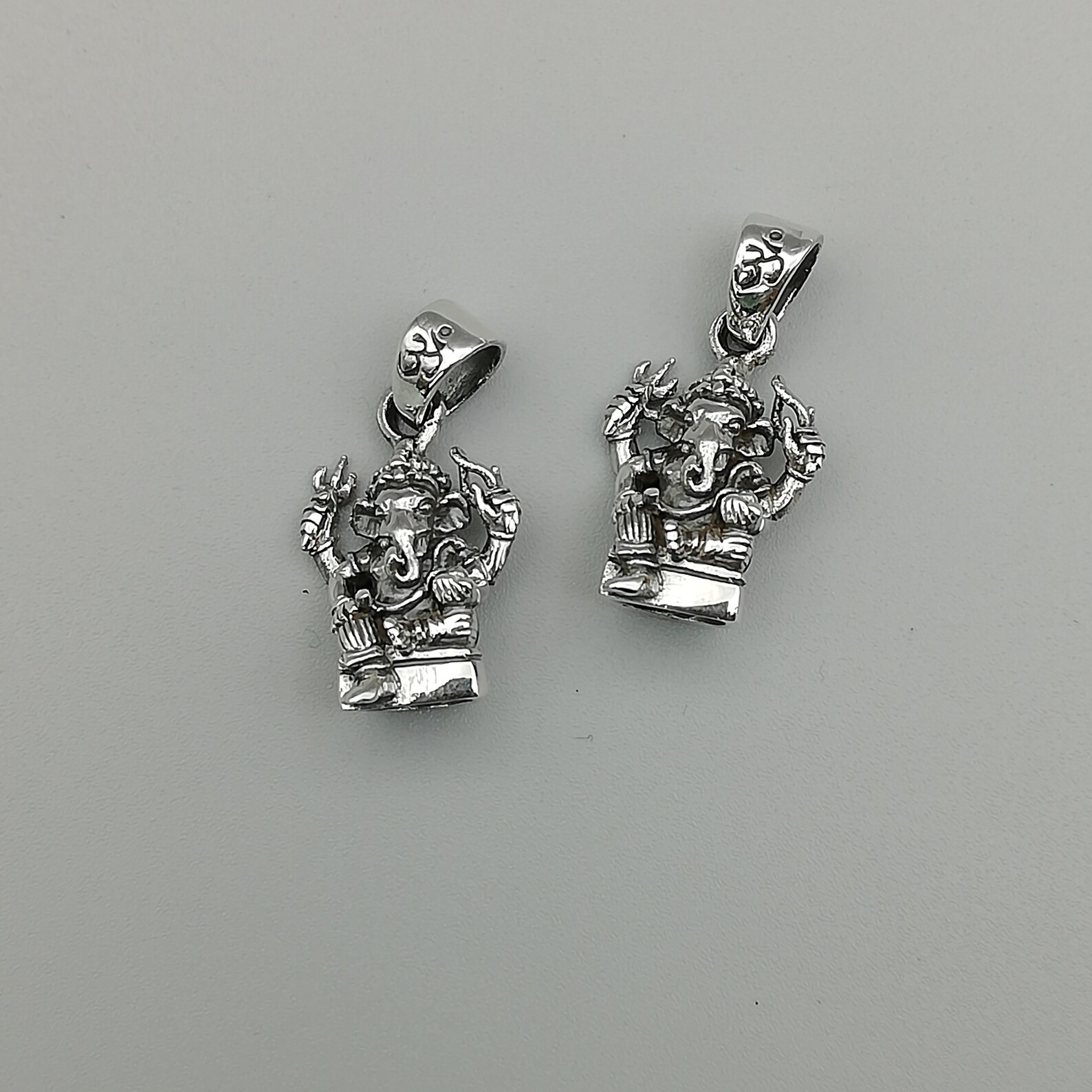 1 Sterling Silver Ganesh Pendant 925 Sterling Silver - Etsy