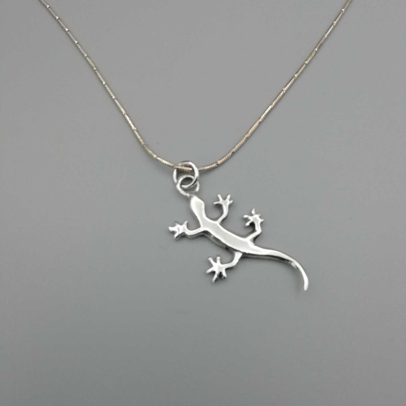 1 Sterling Silver Gecko Pendant 925 Sterling Silver Pendants | Etsy