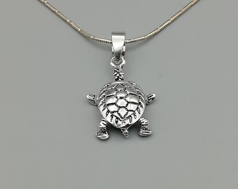 5 Sterling Silver Turtle Charm Settings, Bezel Charms, 925 Silver ...