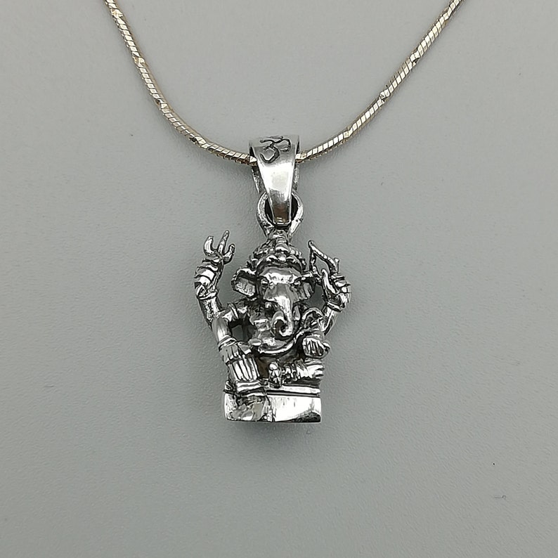 1 Sterling Silver Ganesh Pendant 925 Sterling Silver - Etsy