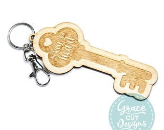 Laser Cut Keyring - Etsy UK