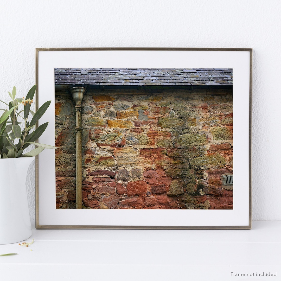 Scotland, Brick Wall, Old Building, Fine Art Photography Print, 8x10 - Etsy