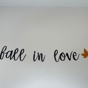 Fall in Love Banner, Fall in Love Wedding Banner, Bachelorette Party ...