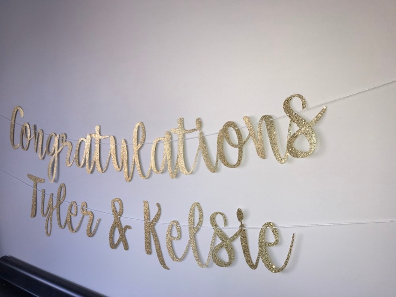 Personalized Congratulations Banner Congratulations | Etsy