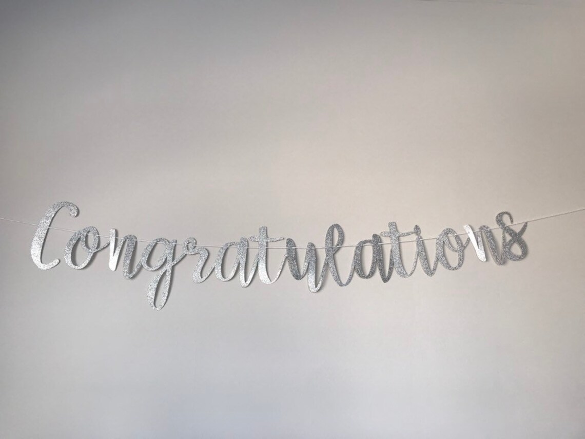 Personalized Congratulations Banner Congratulations Custom | Etsy