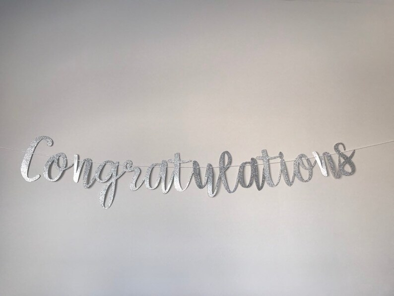 Personalized Congratulations Banner Congratulations Custom | Etsy