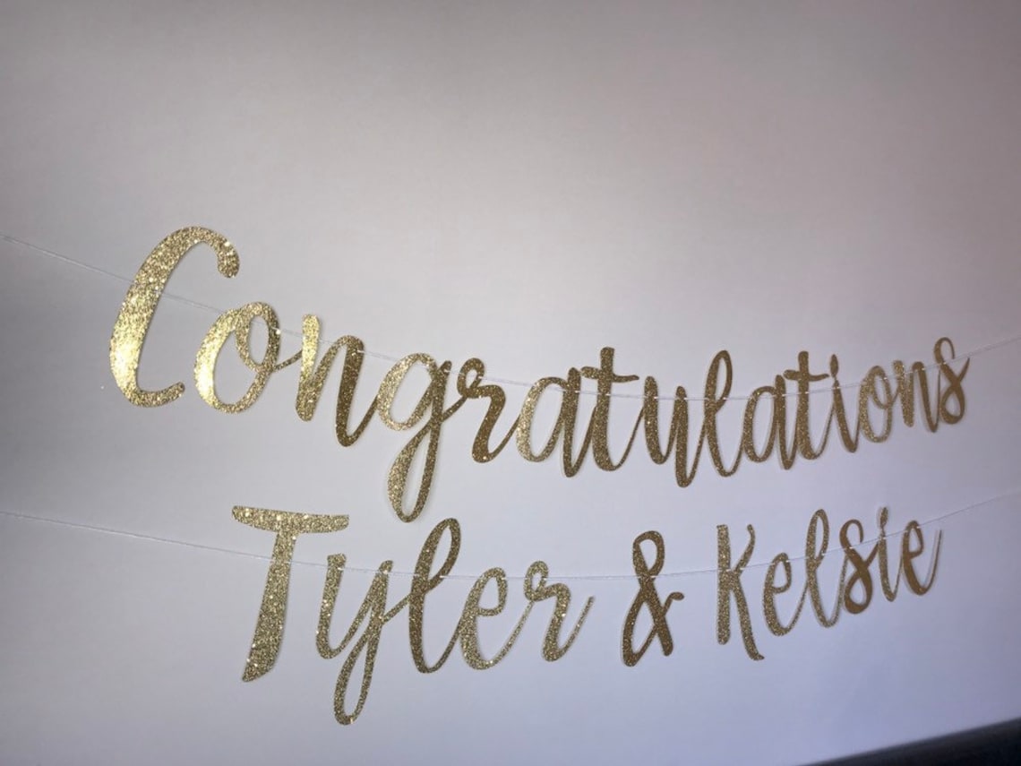Personalized Congratulations Banner Congratulations Custom | Etsy