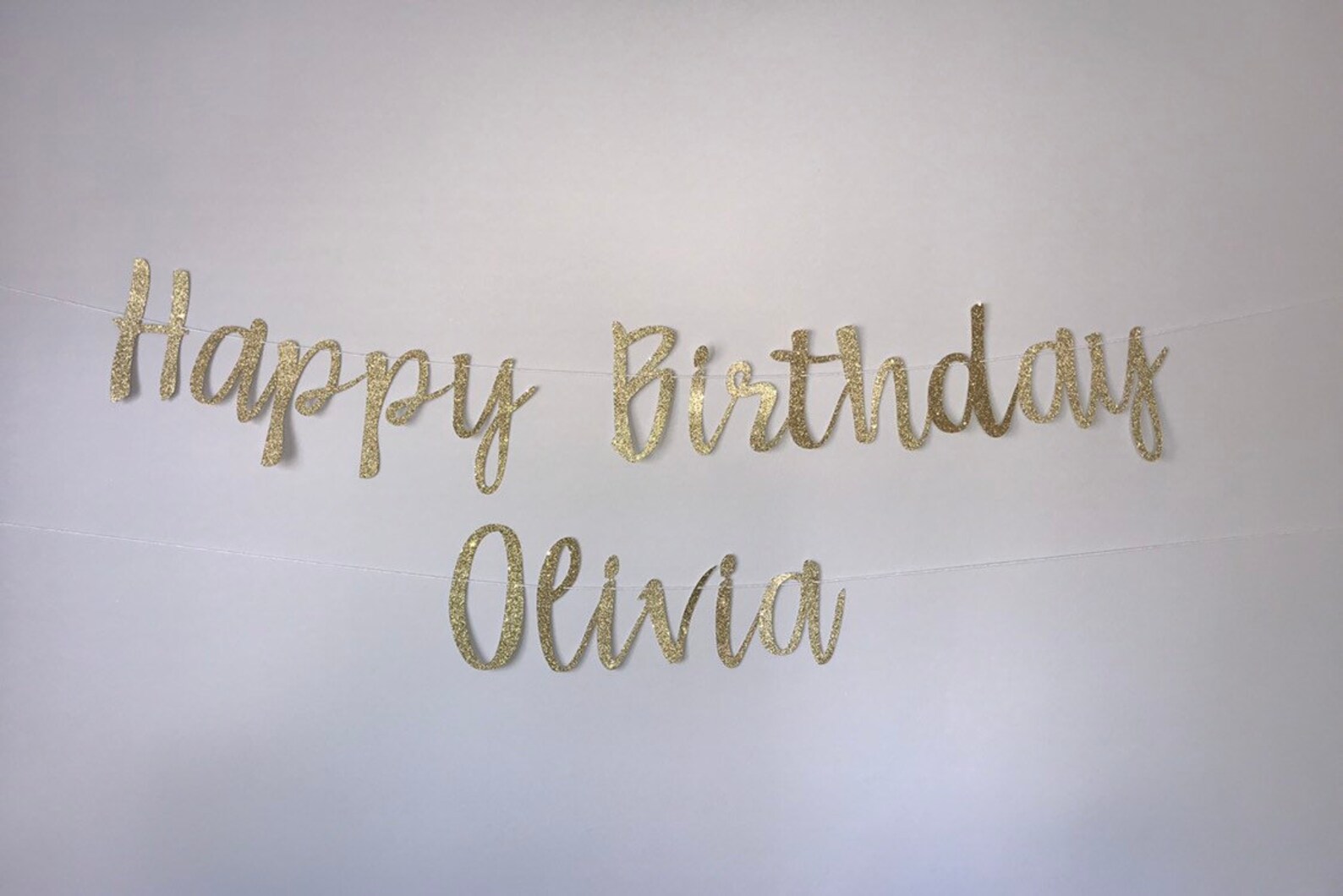 Personalized Happy Birthday Banner Happy Birthday Custom | Etsy