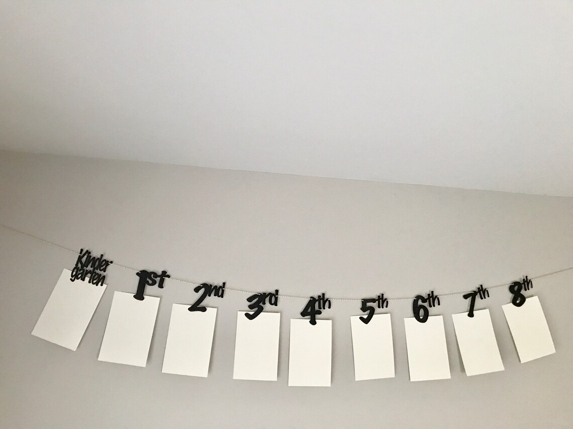 Graduation Photo Banner 8th Grade Graduation Milestone | Etsy