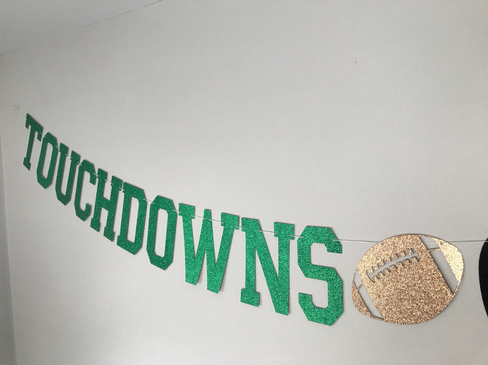 Touchdowns or Tutus Banner, Gender Reveal Party, Baby Shower ...