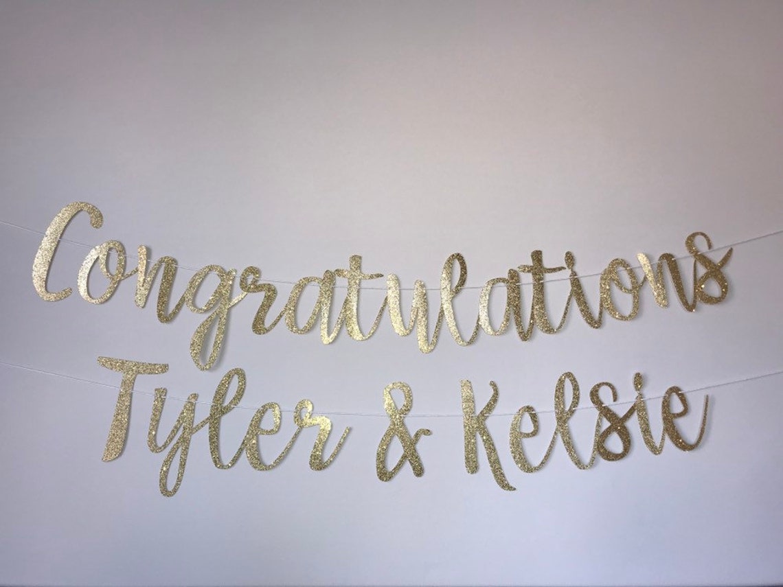 Personalized Congratulations Banner Congratulations Custom | Etsy