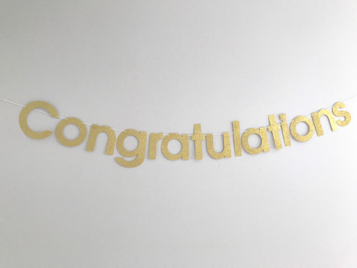 Personalized Congratulations Banner High School or 8th Grade - Etsy