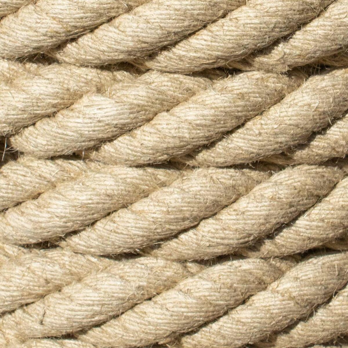 Natural 100% Hemp Rope 60mm | Chunky Organic Ropes for Home | Garden ...
